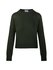 Свитер BE YOU Crew-neck ribbed-trim sweater, размер 46, , green