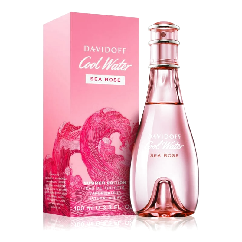 Женский парфюм Davidoff Cool Water Sea Rose 100 мл - Давыдов Кул Вотер Роуз летнее издание 2019