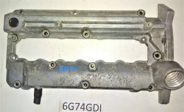Крышка головки блока цилиндров левая Mitsubishi MD349836 6G74 GDI Б/У с пробегом