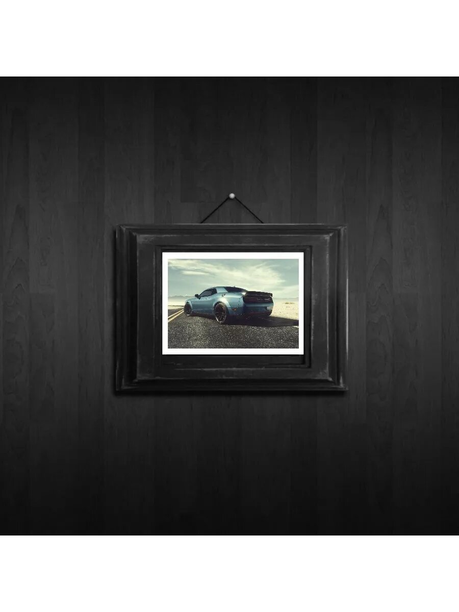 Плакат "dodge challenger 4" от Cool Eshe