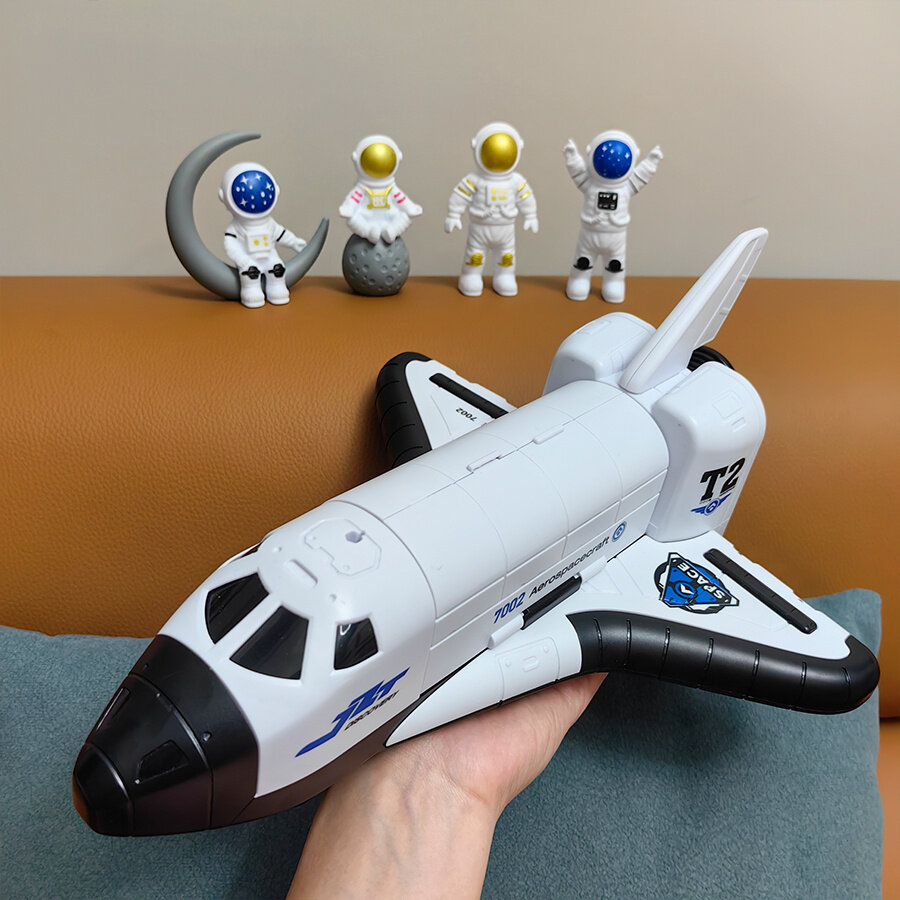 Развивающая космическая игрушка «Космический корабль и космическое путешествие» с 4 фигурками астронавтов