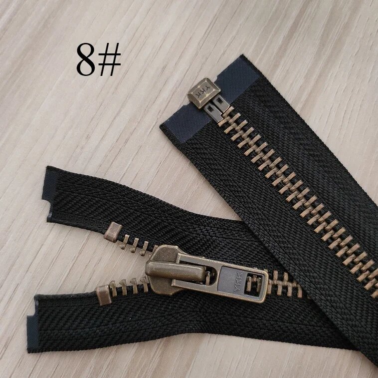 Металлическая молния YKK 8# 50-100 см