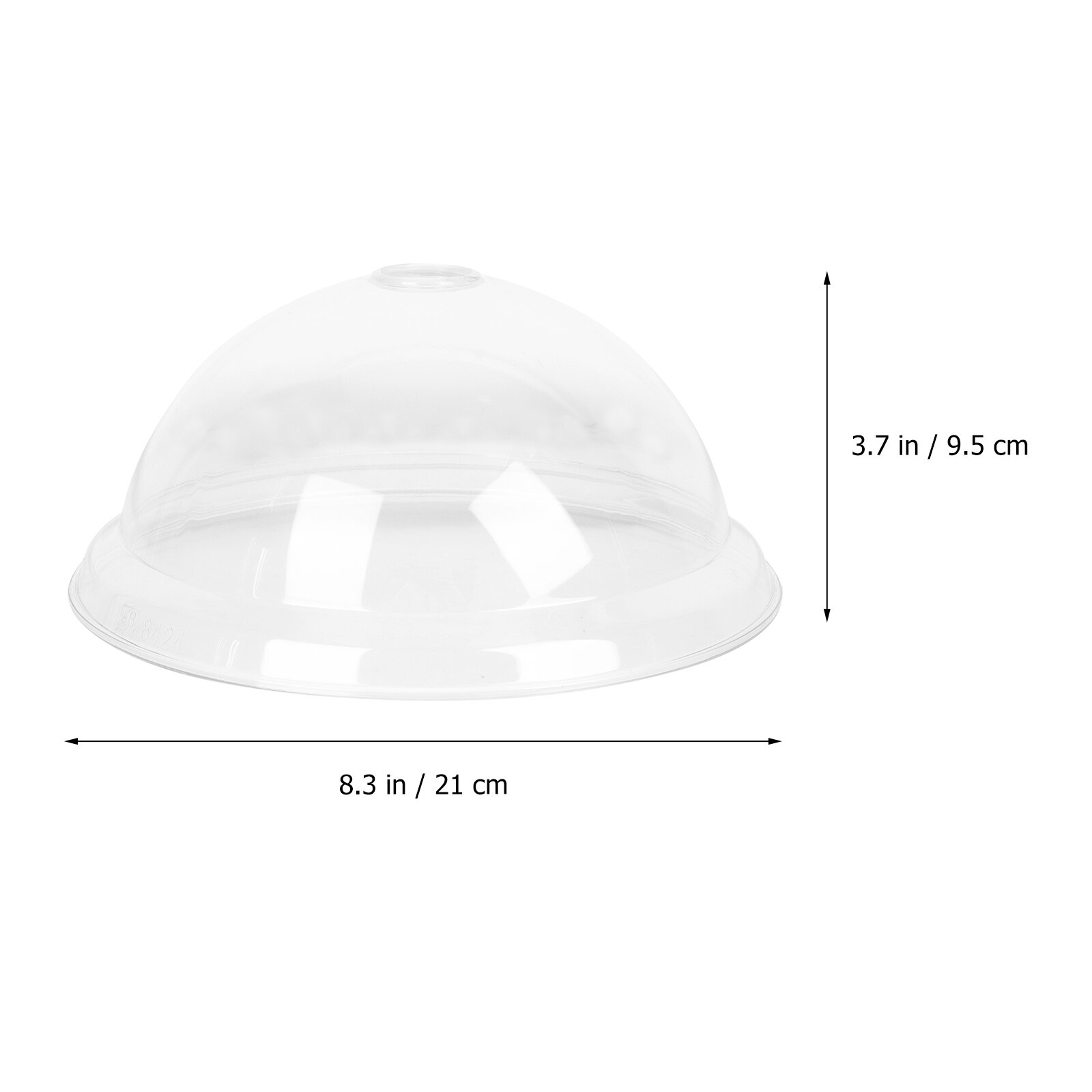 Прозрачный Круглый Чехол Для Еды 1 Шт 21X21Cm Идеален Для Подачи Хлеба И Сохранения Тепла
