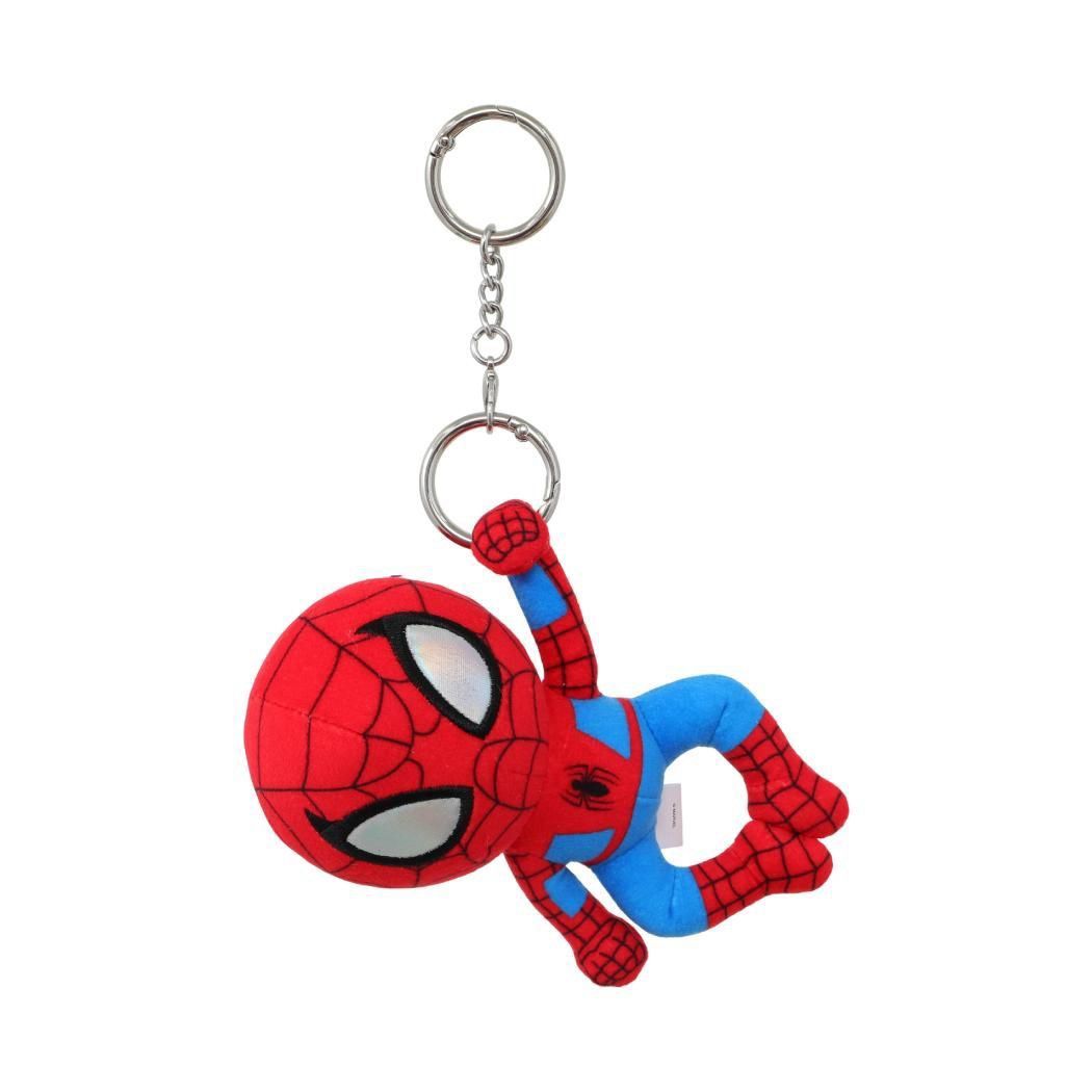 Marvel x MINISO: серия Spider-Man плюшевый брелок для ключей с боковым креплением, милый подвес для сумки, коллекционная игрушка