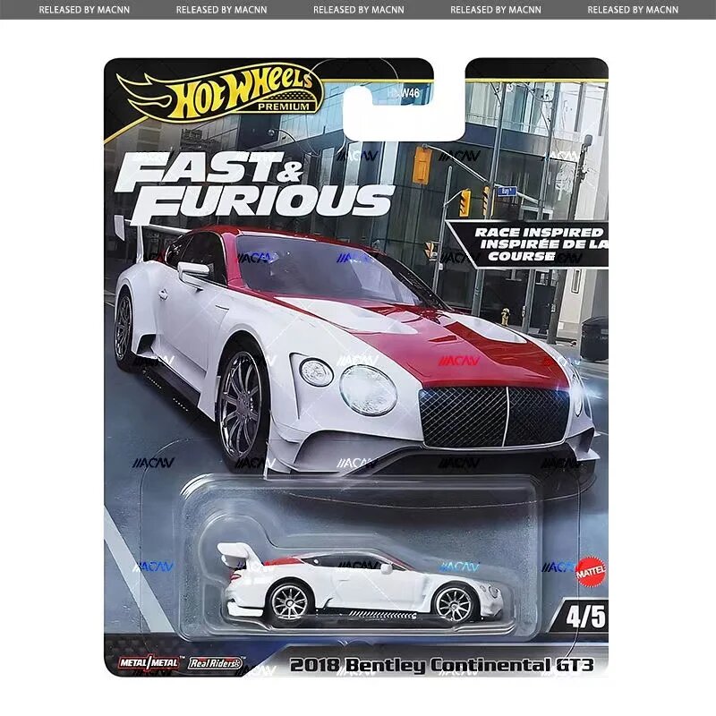 Hot Wheels 1/64 Fast & Fusion коллекционные автомобили Bentley