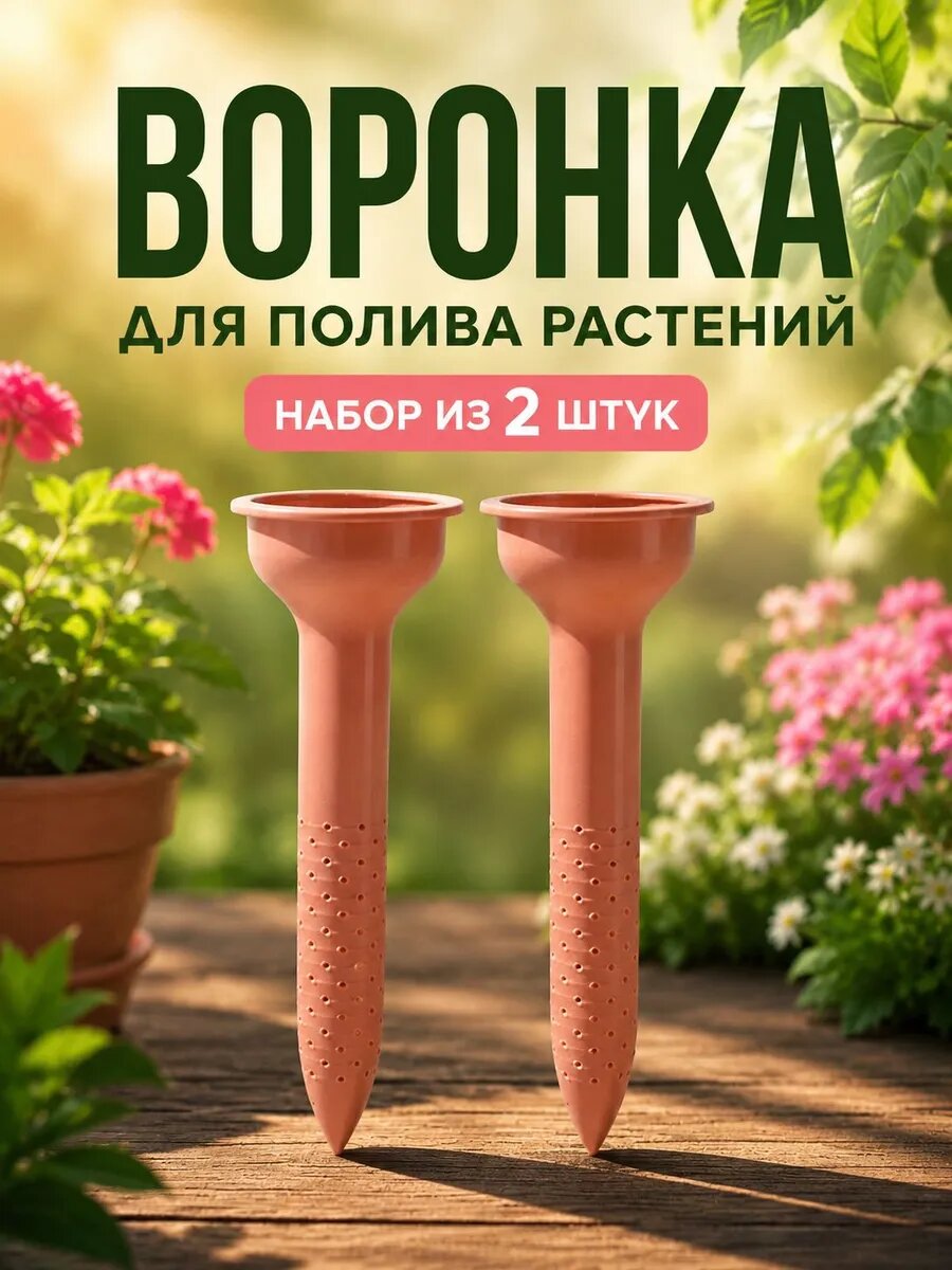Автополив , 4 шт, цвет бежевый, светло-коричневый