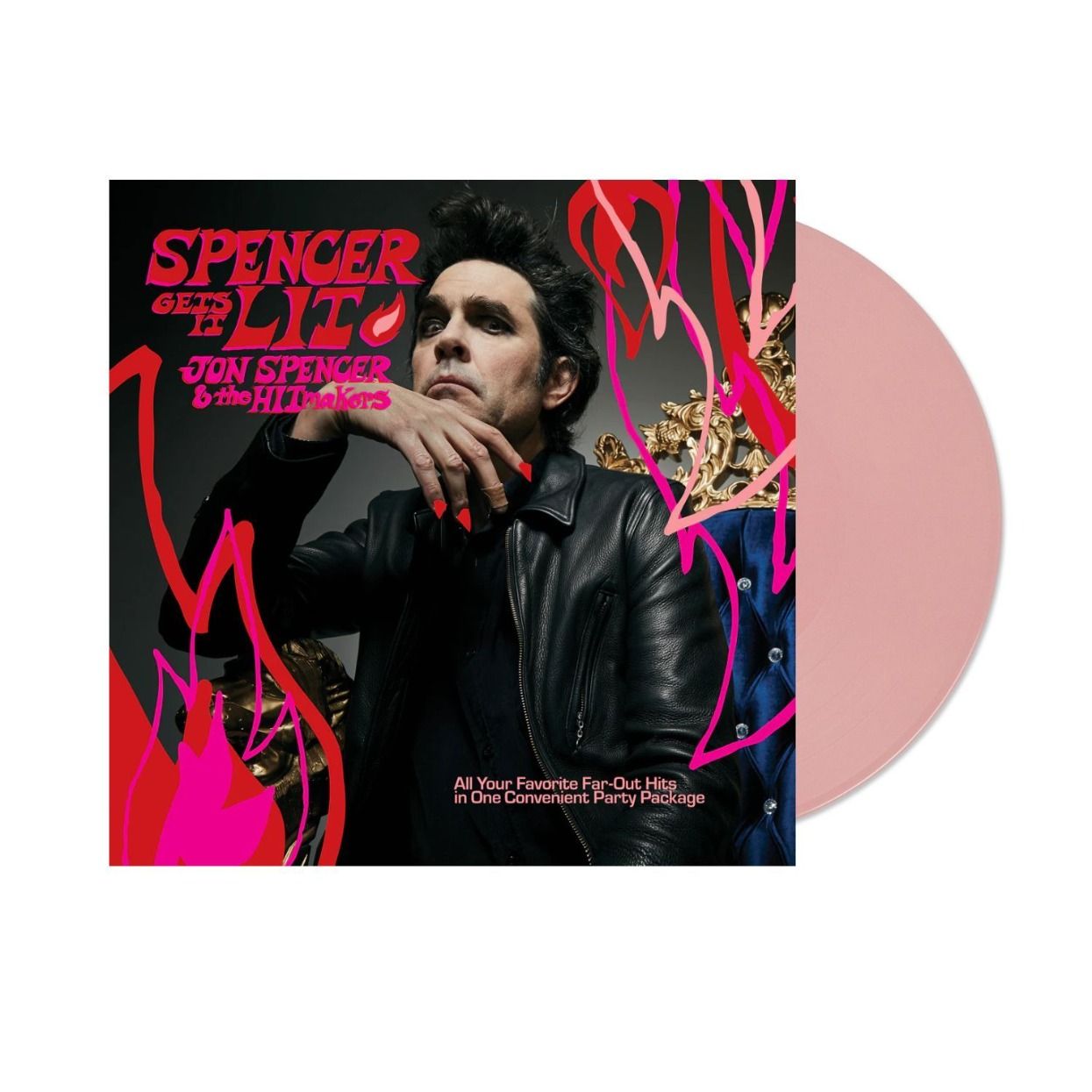 Виниловая пластинка Jon Spencer & The Hitmakers - Spencer Gets It Lit, Vinyl, LP, Album, Limited Edition, Pink