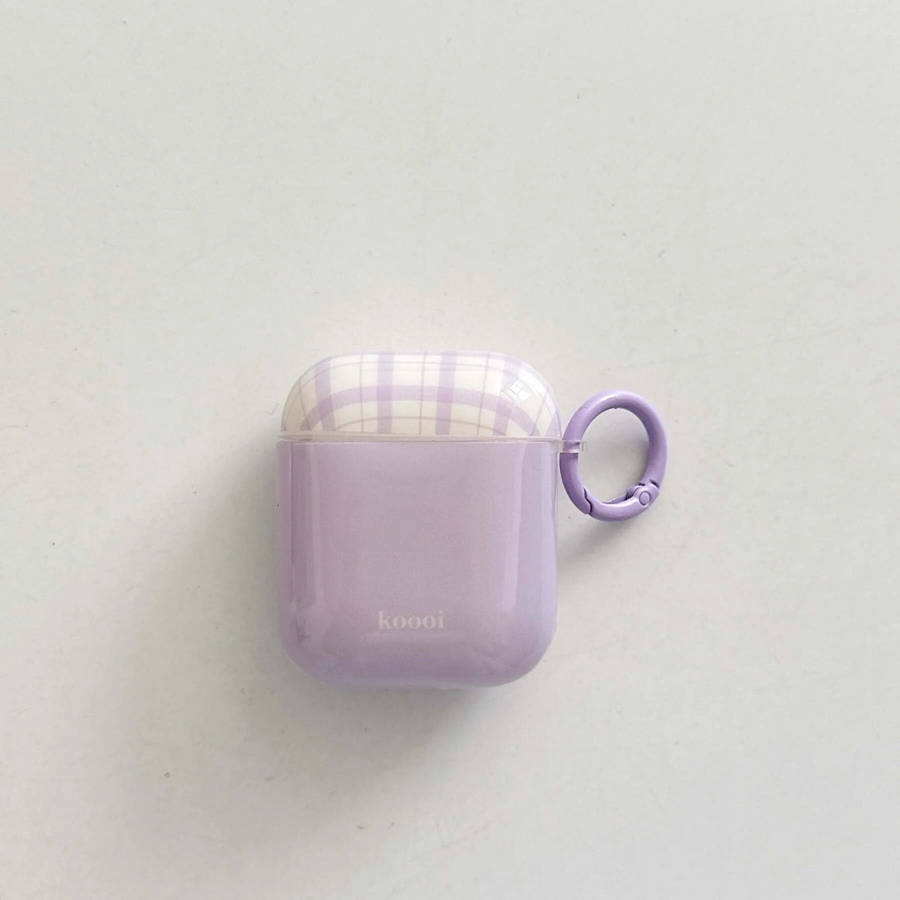 Фиолетовый чехол для AirPods imd For airpods 4, Only case