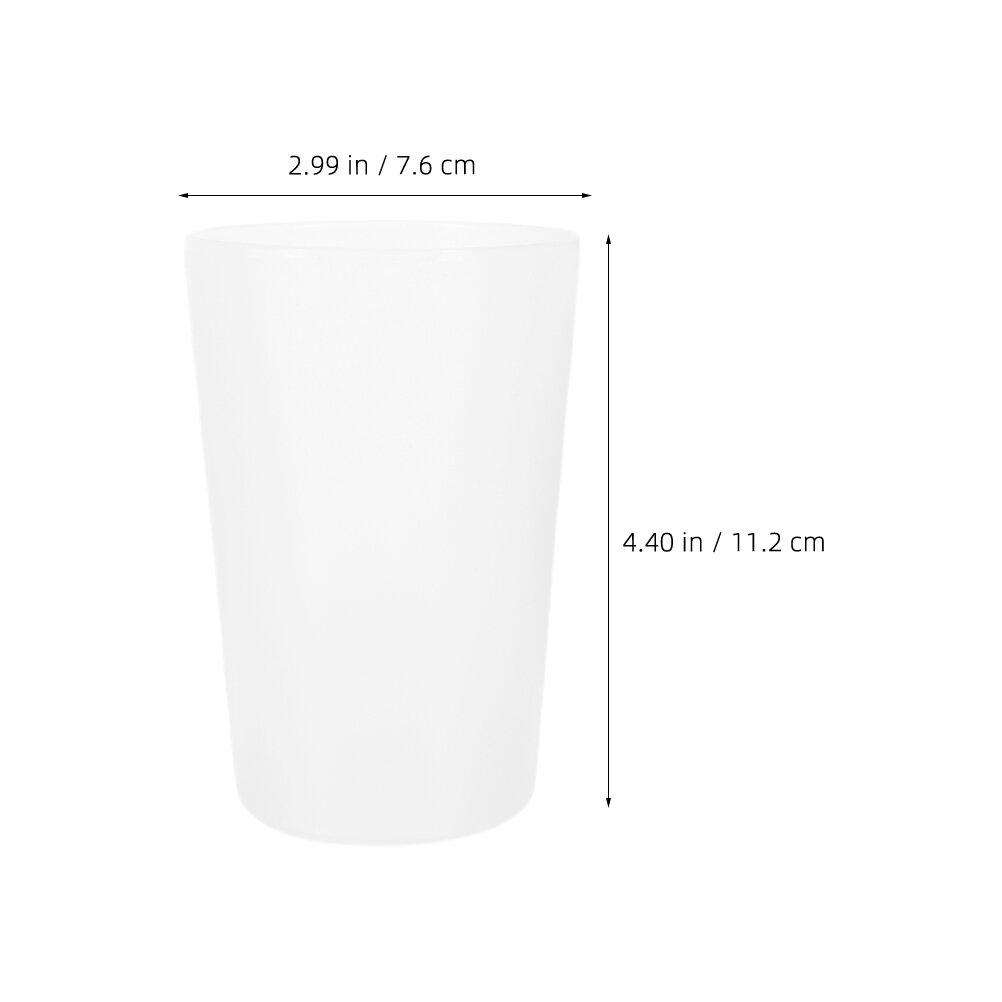 12 Шт Кружки Для Ванной Комплект Белый Цвет Размер 11.20X7.60X7.60Cm