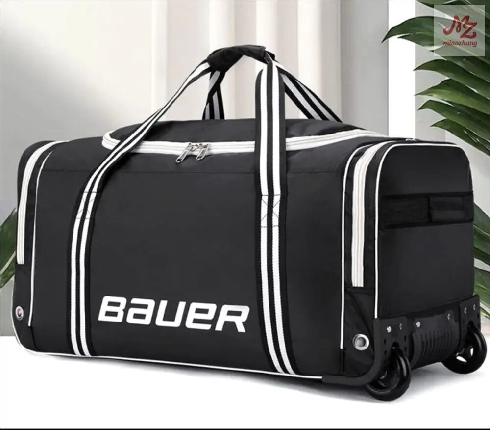 Хоккейный баул Bauer на колесах, синий, 85x44x47 см — фото 1