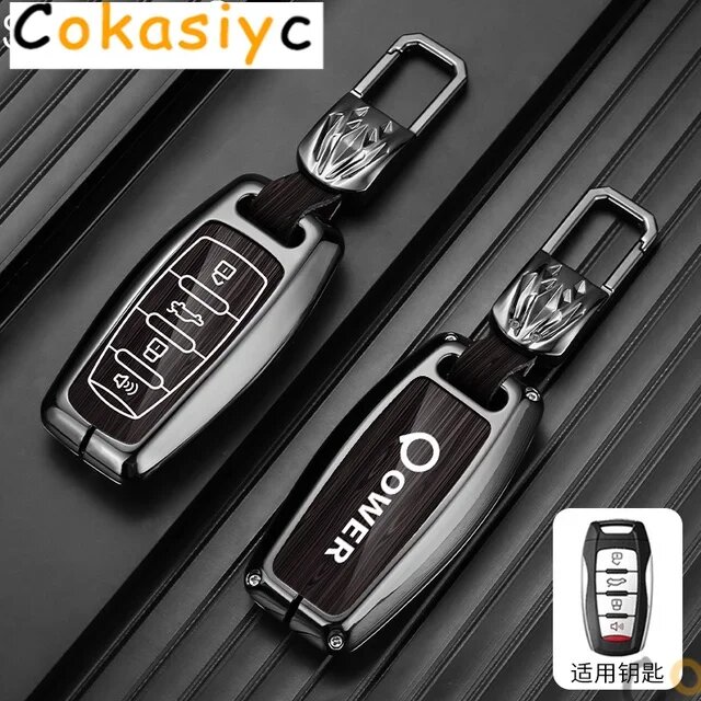 Чехол для дистанционного ключа автомобиля для Great Wall Ower GWM P Series Pickup G-black keychain
