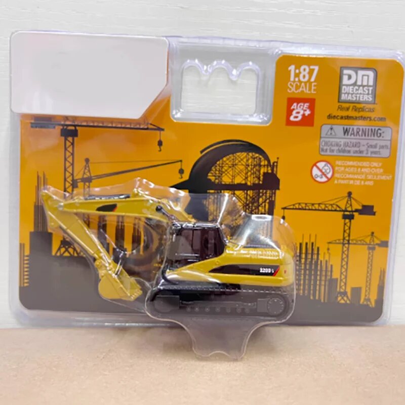 Коллекционная модель строительной техники HOBBIESIR 1:87 сплав Желтый, 320D