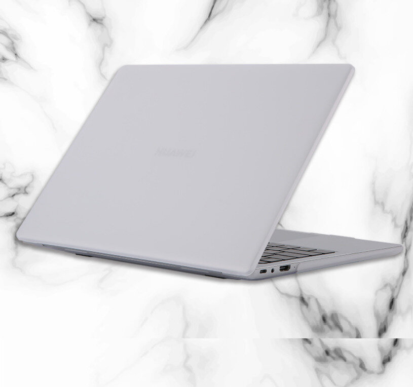 Чехол-накладка MyPads Opako для HONOR MagicBook Pro 16.1 из пластика, защитный, противоударный, белый