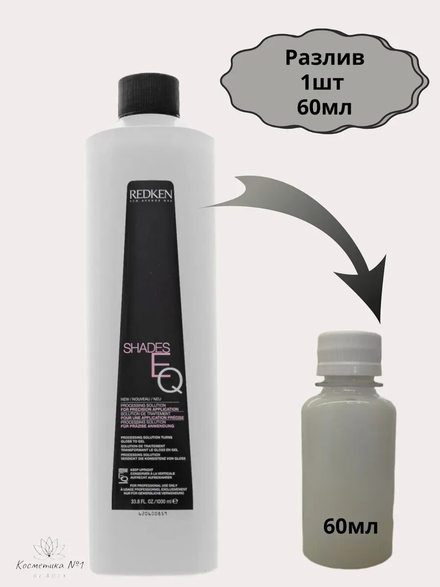 Проявитель -уход Shades EQGloss To Gel в разлив 60 мл