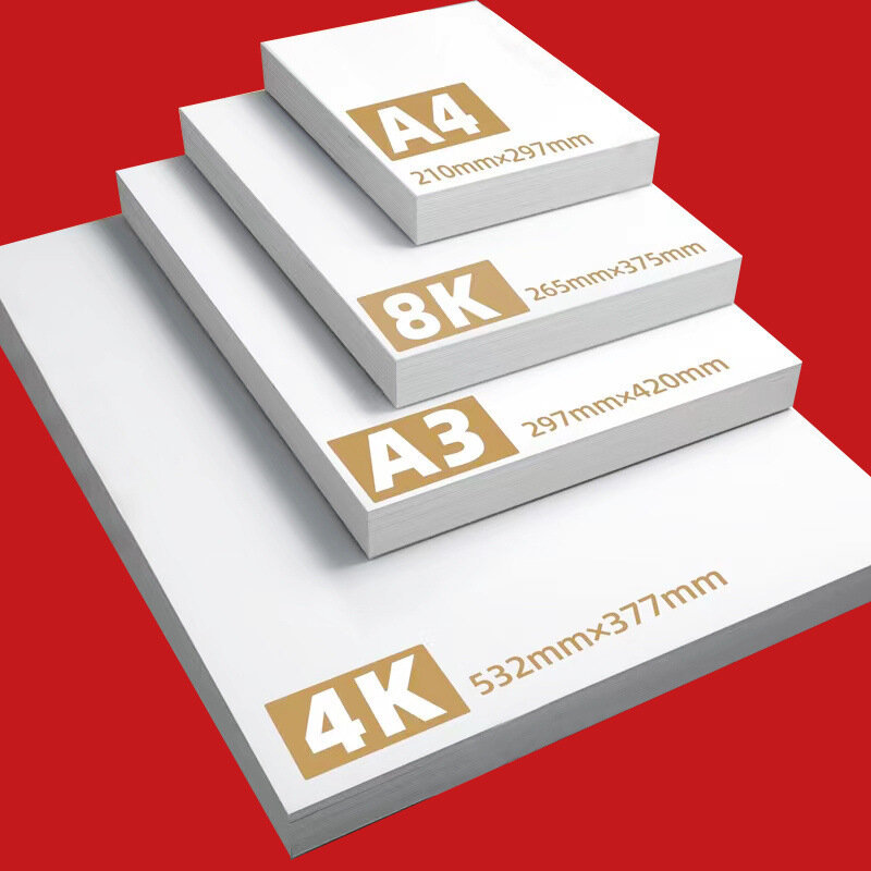 Белый картон 4K 300 г/м², 25 листов, сверхтолстый для премиум-проектов