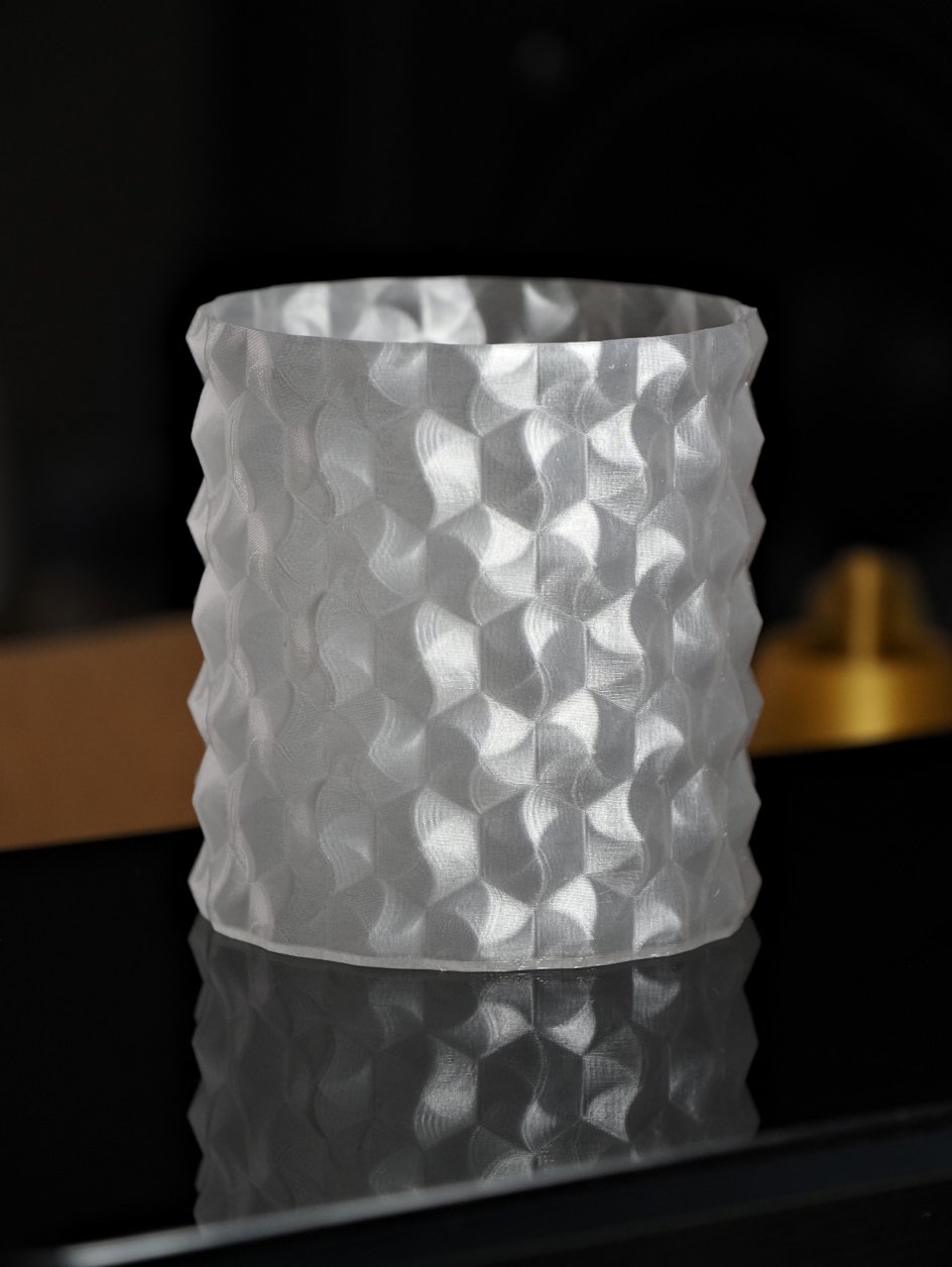 Ваза декоративная спиральная, 3D-печать, 3DOPRU арт. VASE-PR-428256