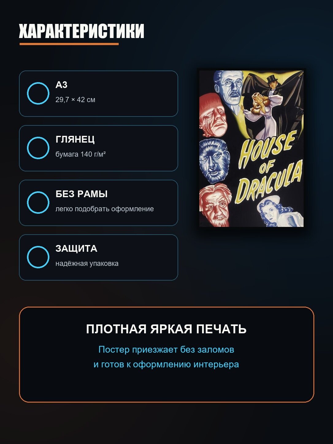 Постер Дом Дракулы — фото 1