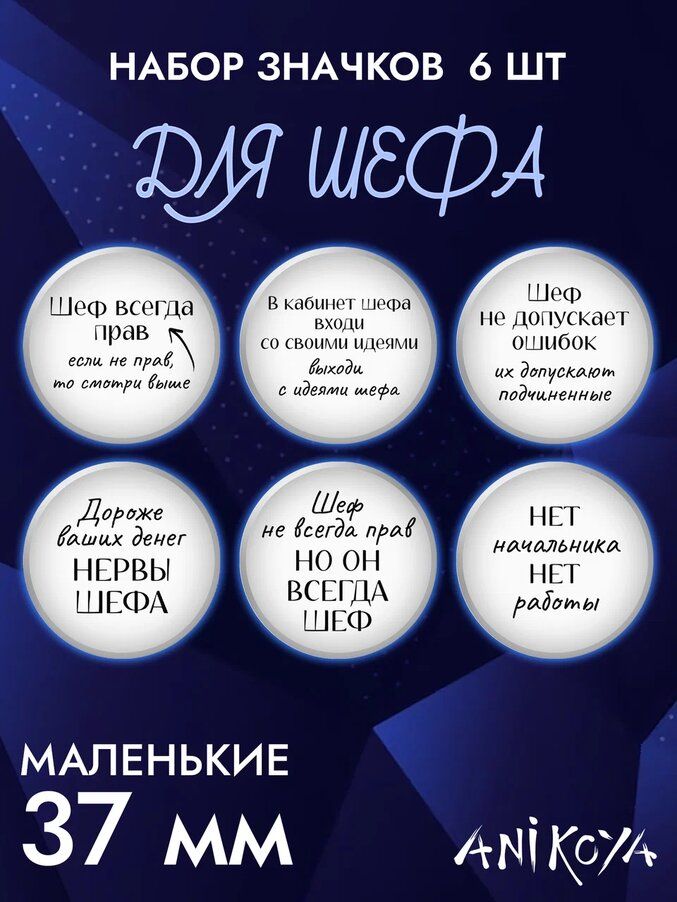 Набор значков AniKoya
