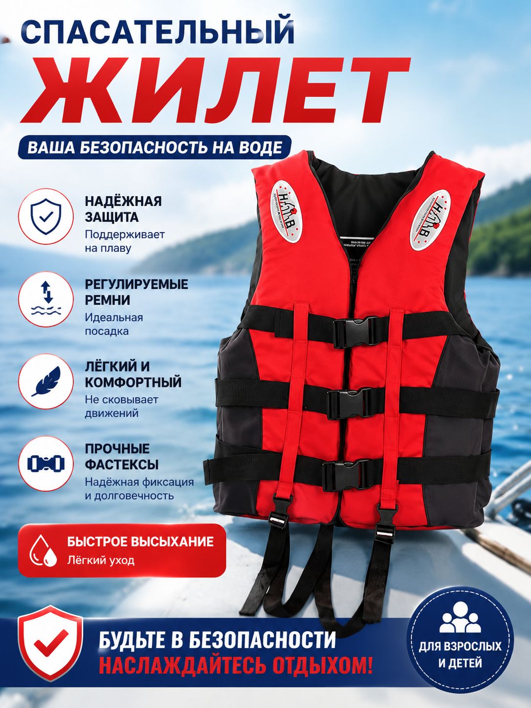 Спасательный жилет, размер: M