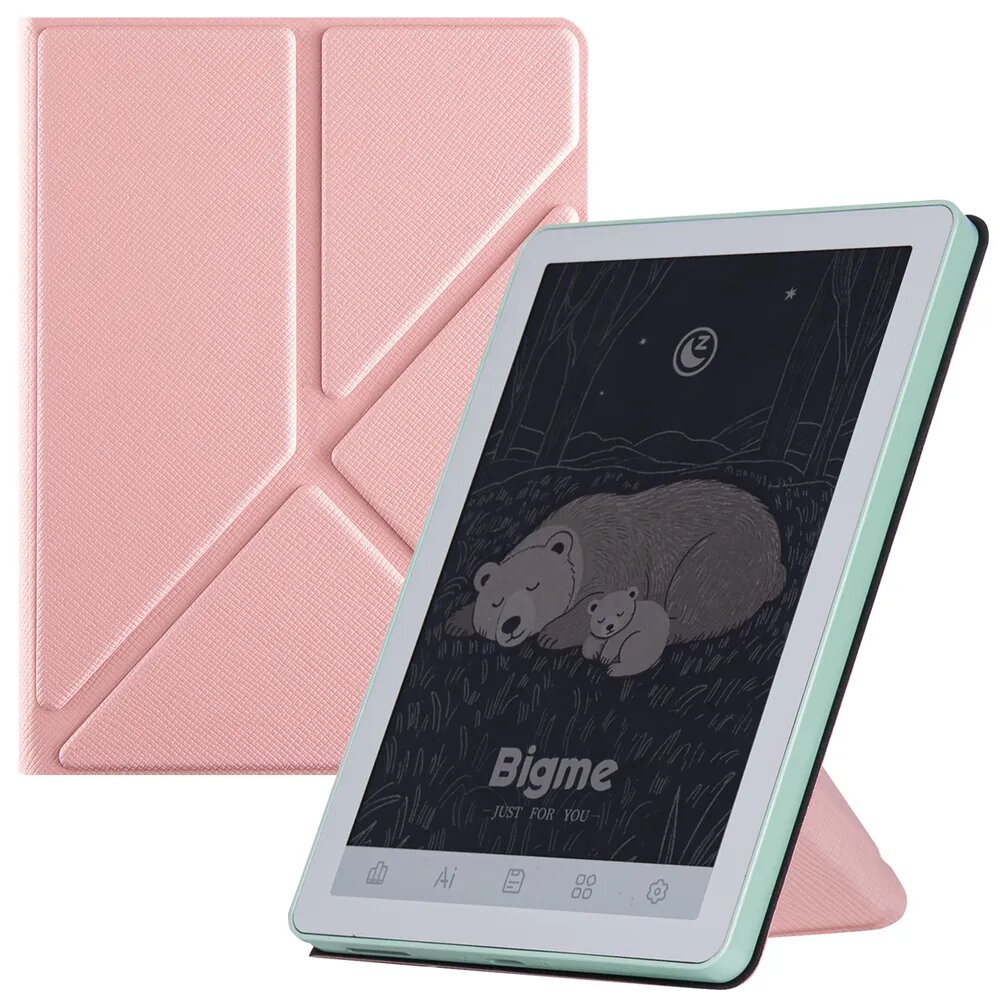 BOZHUORUI Чехол для Bigme B6, магнитная адсорбция, чехол для подставки из искусственной кожи оригами