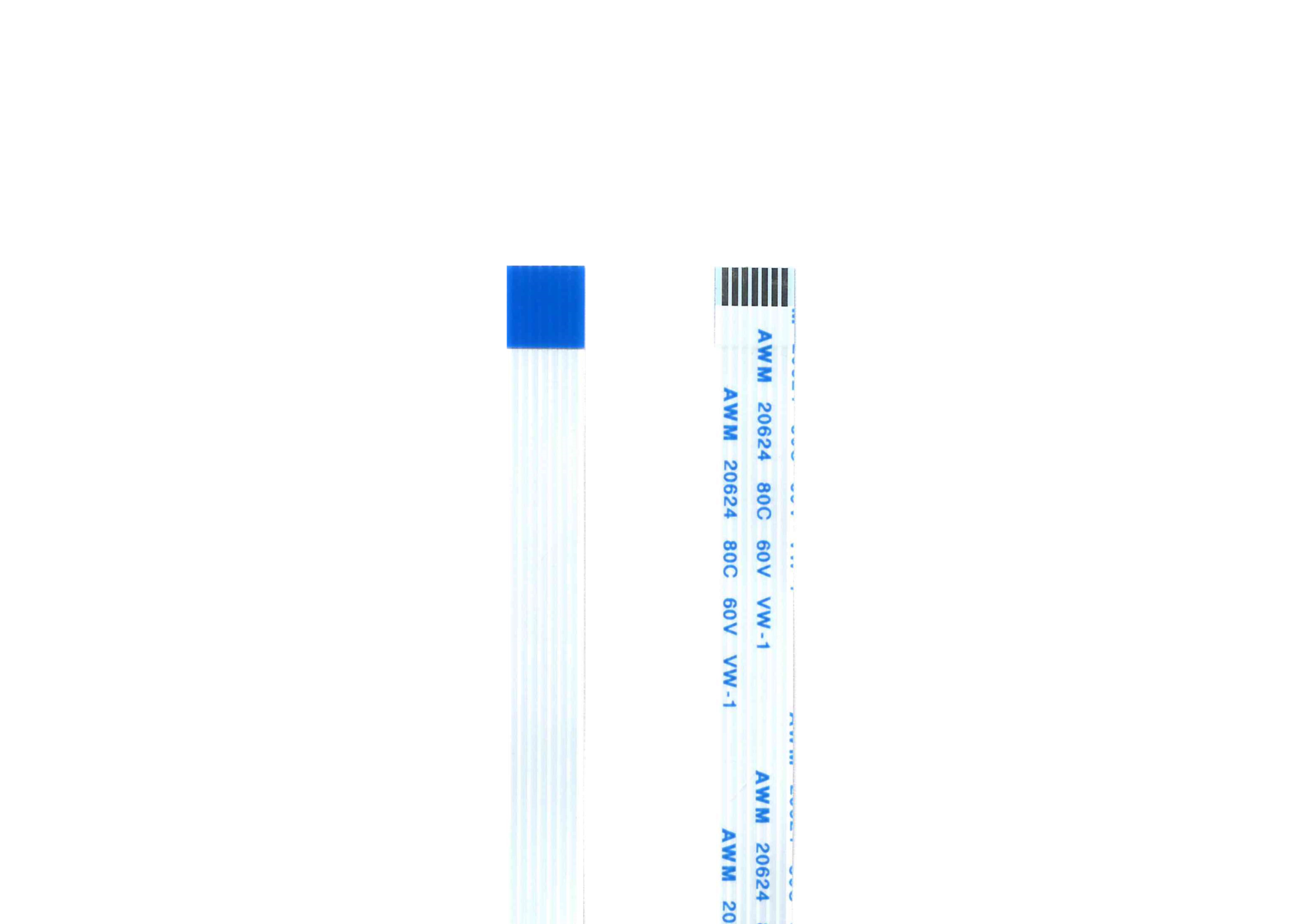 Шлейф 7 pin, 20 см, шаг 1 мм FFC, обратный Б
