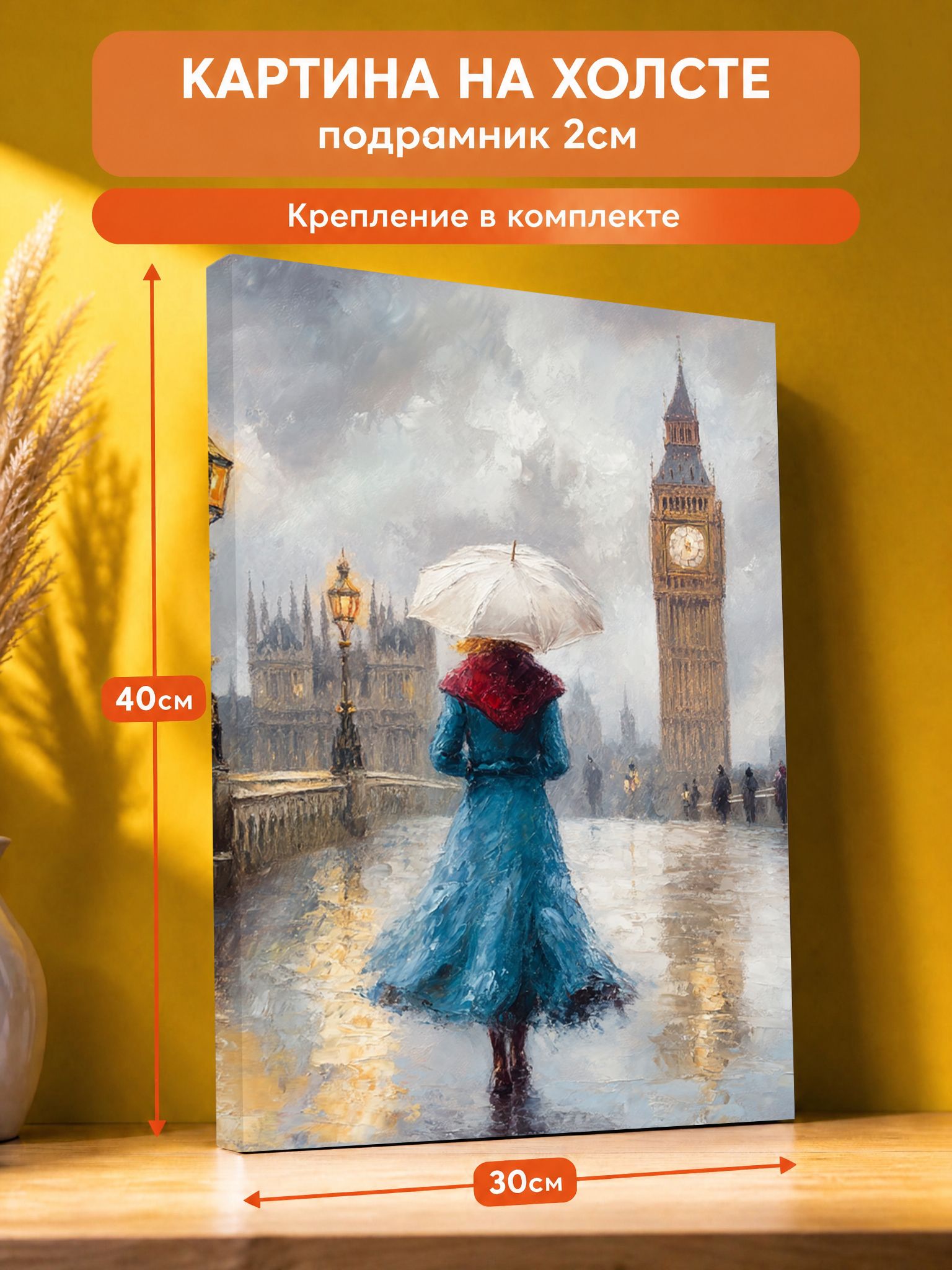 Картина на стену Лондон 30х40