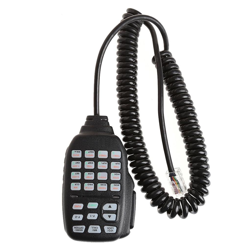 Портативная DTMF-модульная 8-контактная выносная гарнитура-микрофон PTT HM-133V для ICOM, Черный
