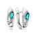 Серьги GUDDA, серебро, 925 проба