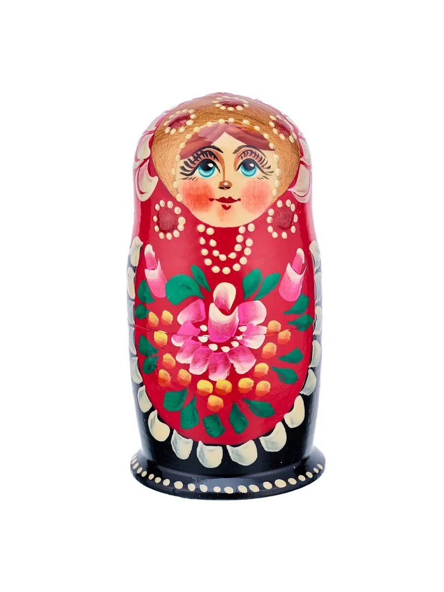 Матрешка "Цветы" 5 мест — фото 1