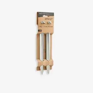 Набор колышков для палатки QUECHUA 1163542, V-образные стальные, 10 шт, 23 см