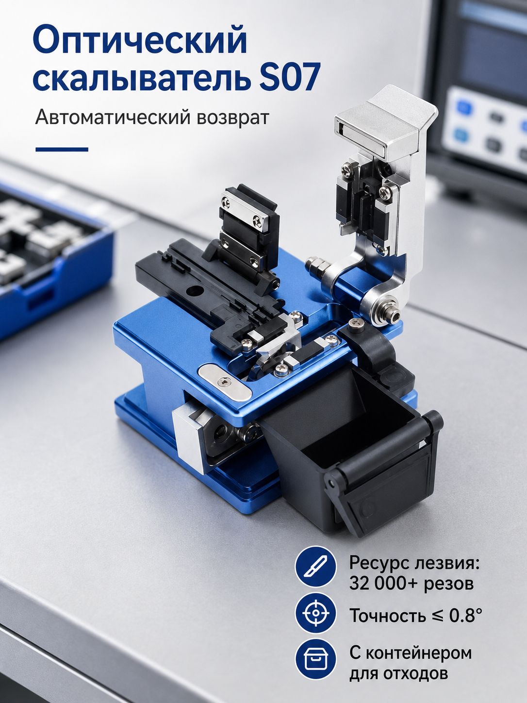 Signal fire скалыватель оптического волокна S07 с автоматическим возвратом лезвия