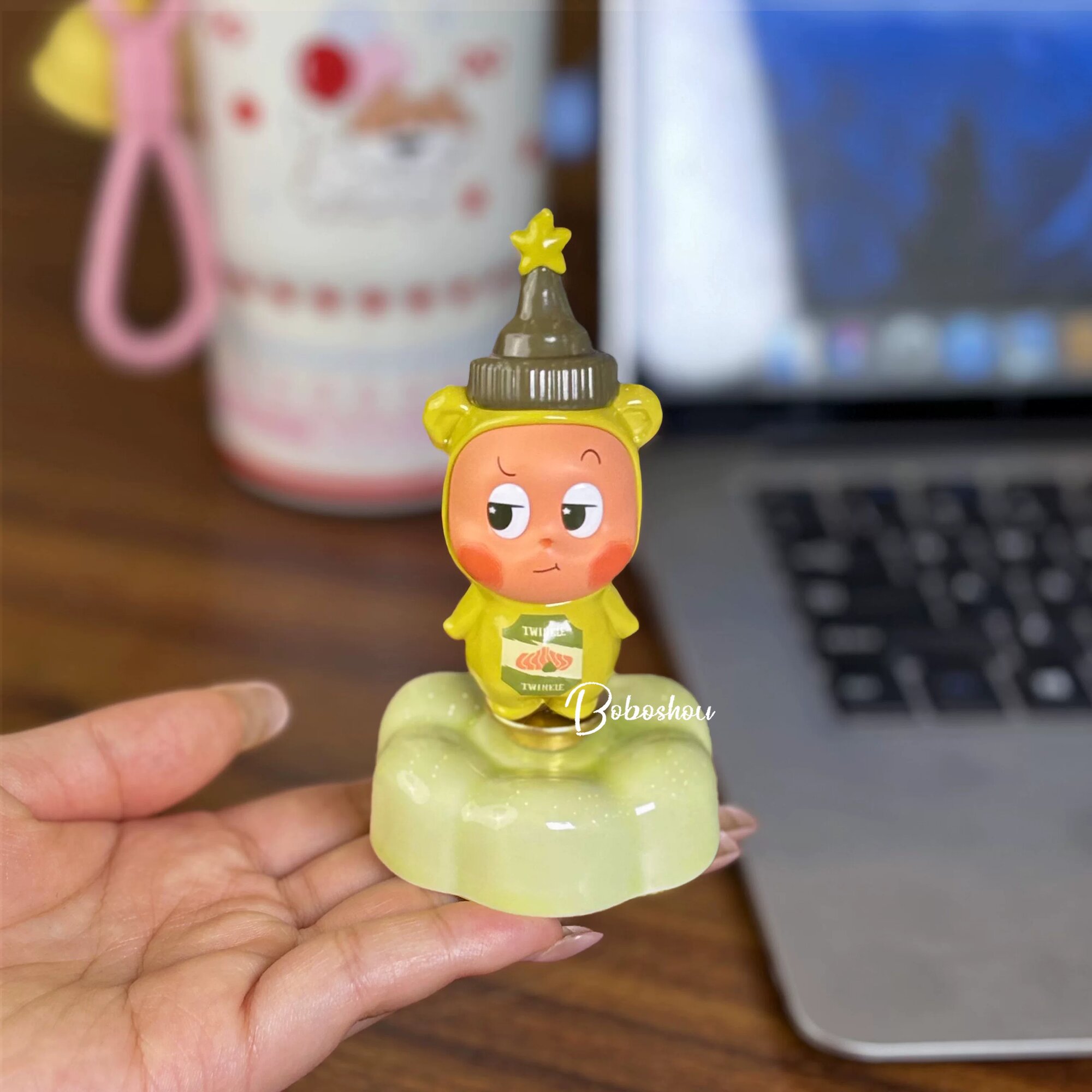 Поп-арт Pop Mart Star Man Casual Match Series Healing Emotion Desktop Spinning Ornament Gift Mustard