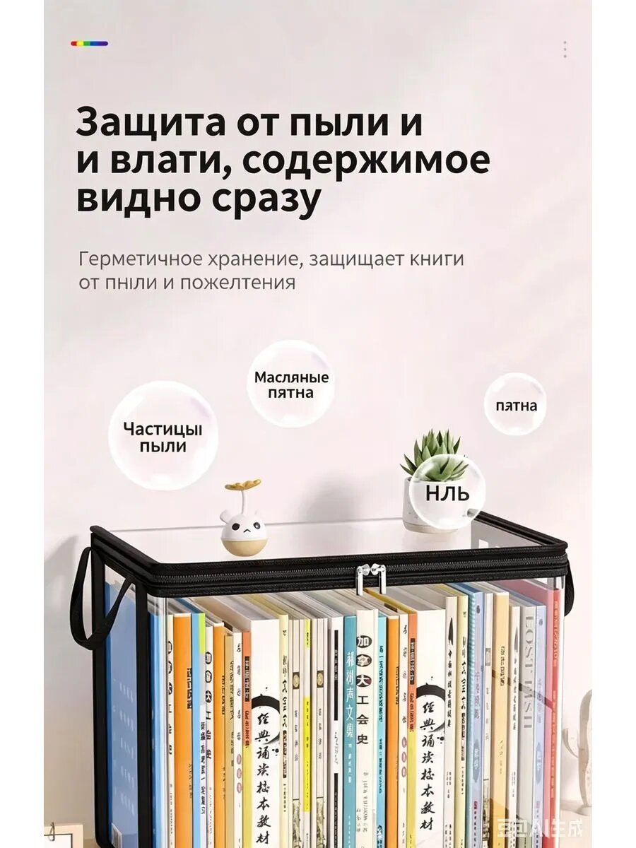 Зип пакет 38x24 см 200 мкм 1 шт черный