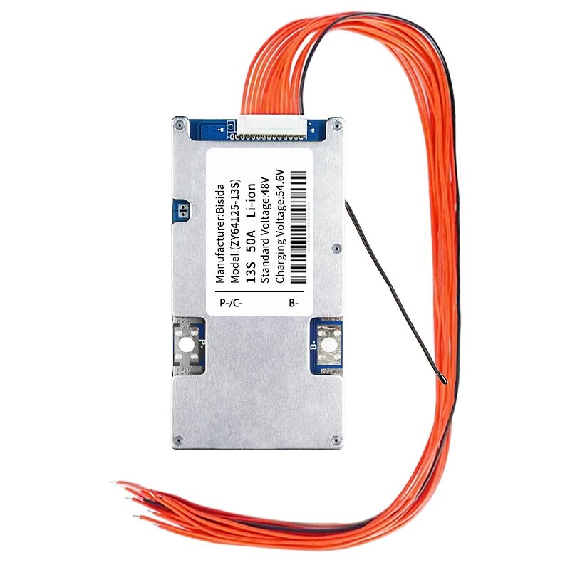 Bisda BMS 13S 48V Литий-ионный BMS 15А