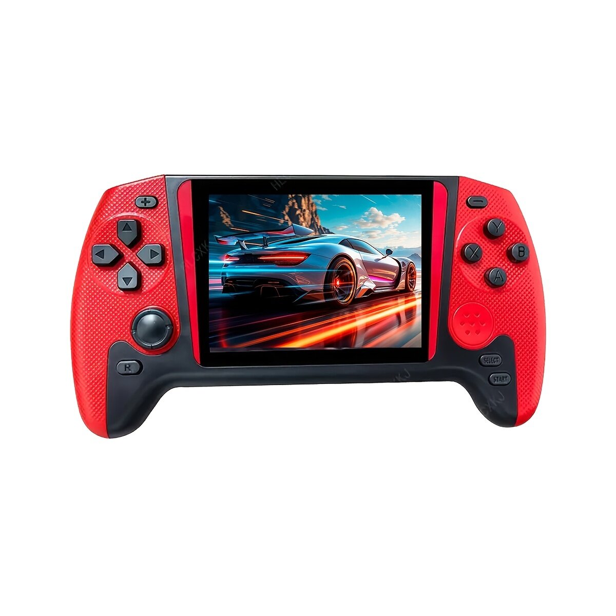 Ретро портативная игровая консоль с HD экраном 3,5 дюйма, красный