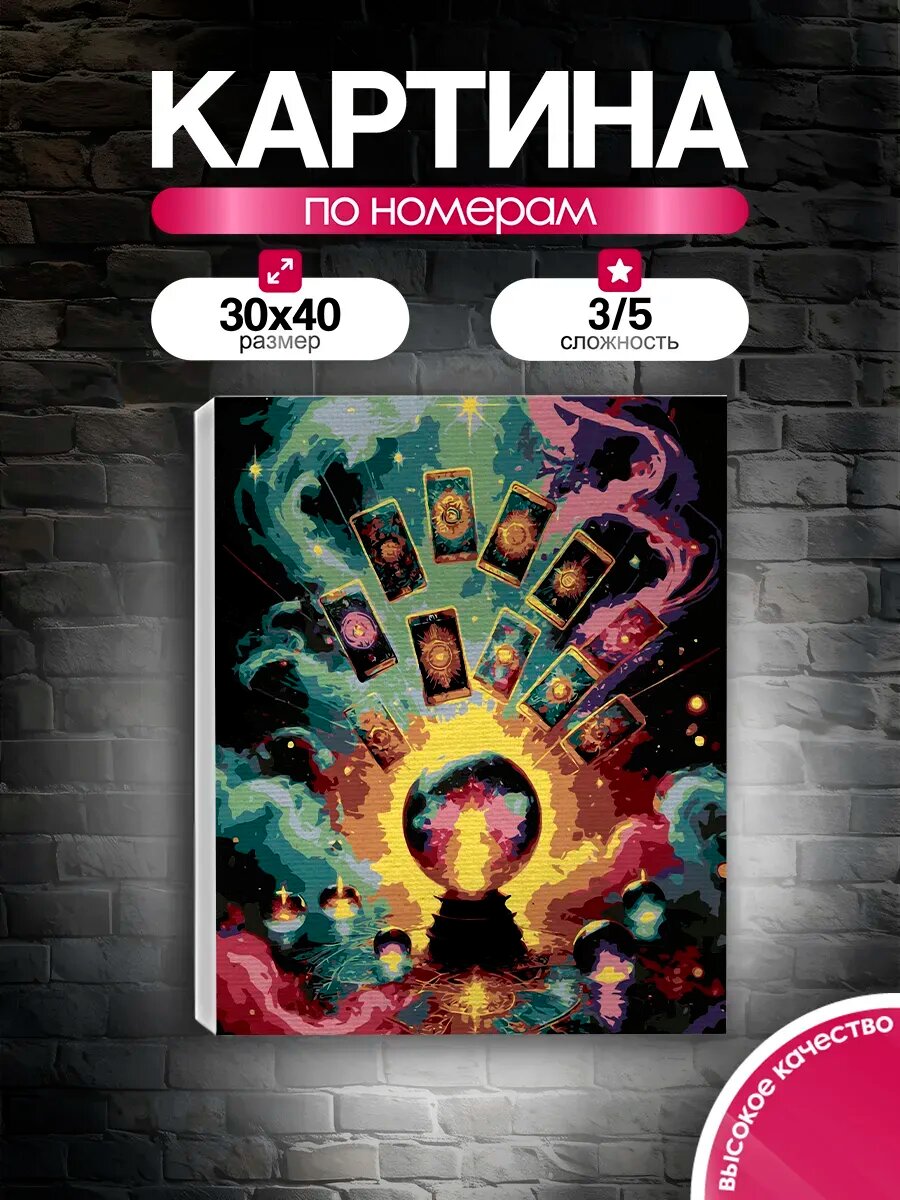 Картина по номерам 30x40 Великий оракул