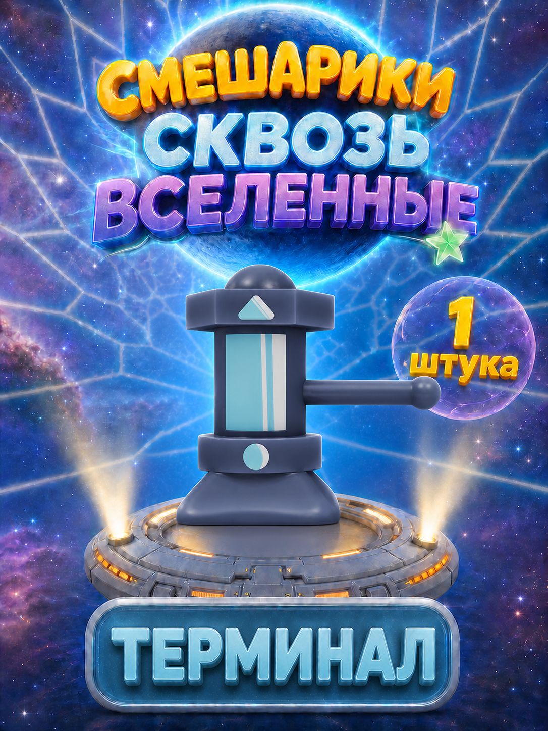 Фигурка (Терминал) 1 штука Смешарики Сквозь вселенные коллекционная