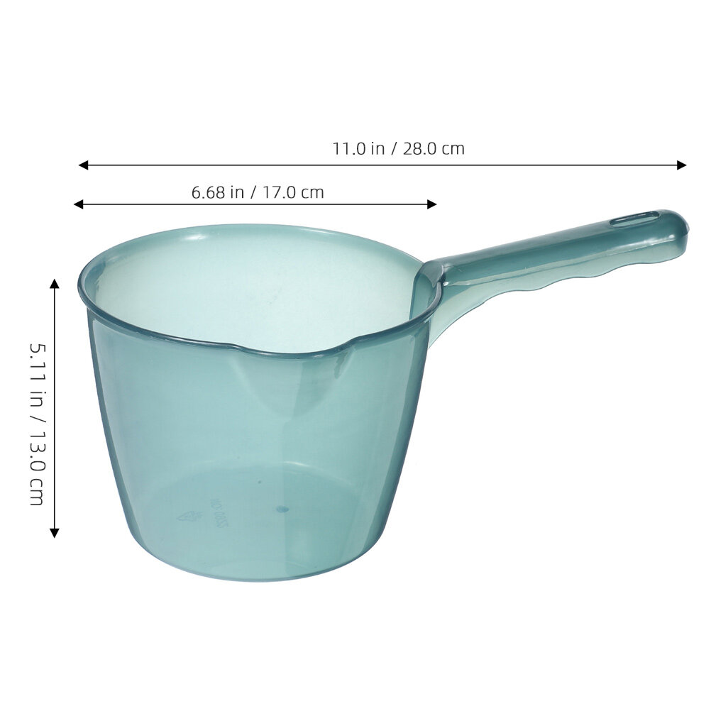 Синяя Легкая И Practical Полиэтиленовая Ложка Для Воды 28.00X17.00X13.00Cm