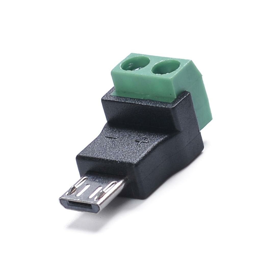 Кабель MicroUSB на 2 клеммы для питания