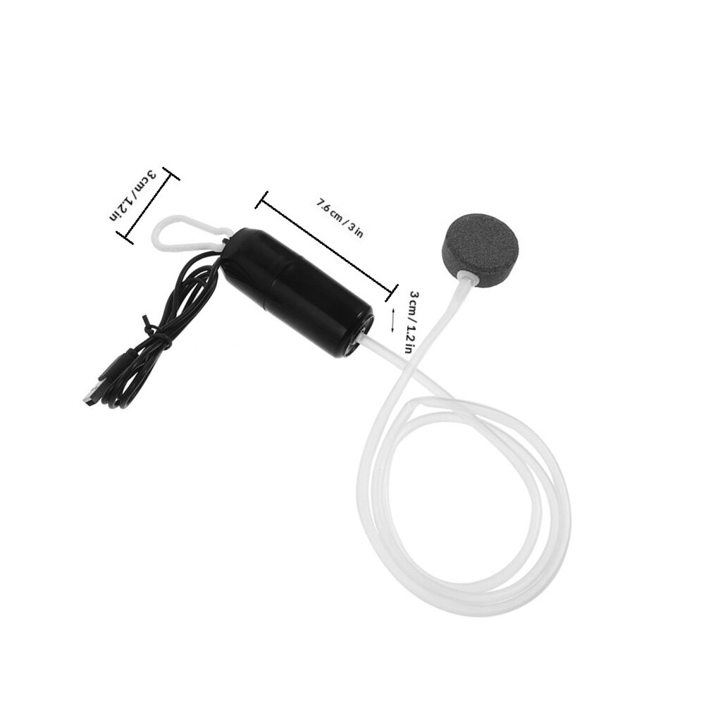 Компактный Воздушный Насос Для Аквариума С USB Подключением 7 60X3 00X3 00CM