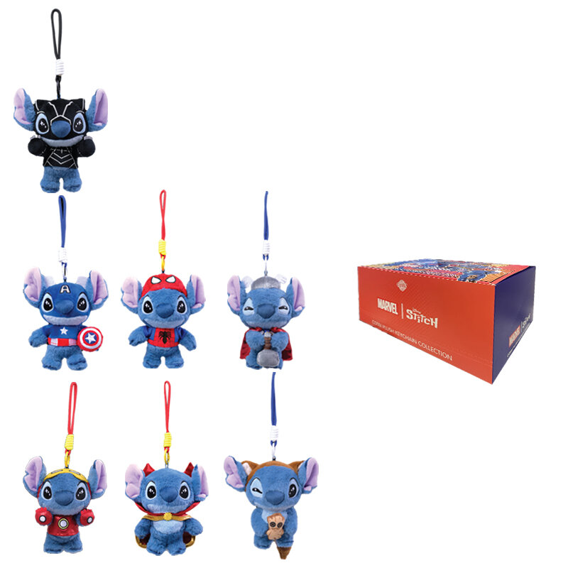 TOP TOY X Disney Стич Marvel COSBI Плюшевый Декор Слепые Коробки 1 Слепая Коробка Полная Коробка 6 Штук