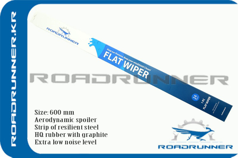 Щетка стеклоочистителя бескаркасная 600 мм RR-600-F-G ROADRUNNER RR600FG