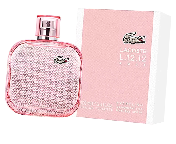Духи для женщин Lacoste L 12.12 Rose Sparkling 100 мл - Лакост Л12.12 Роз Искрящаяся Спарклинг