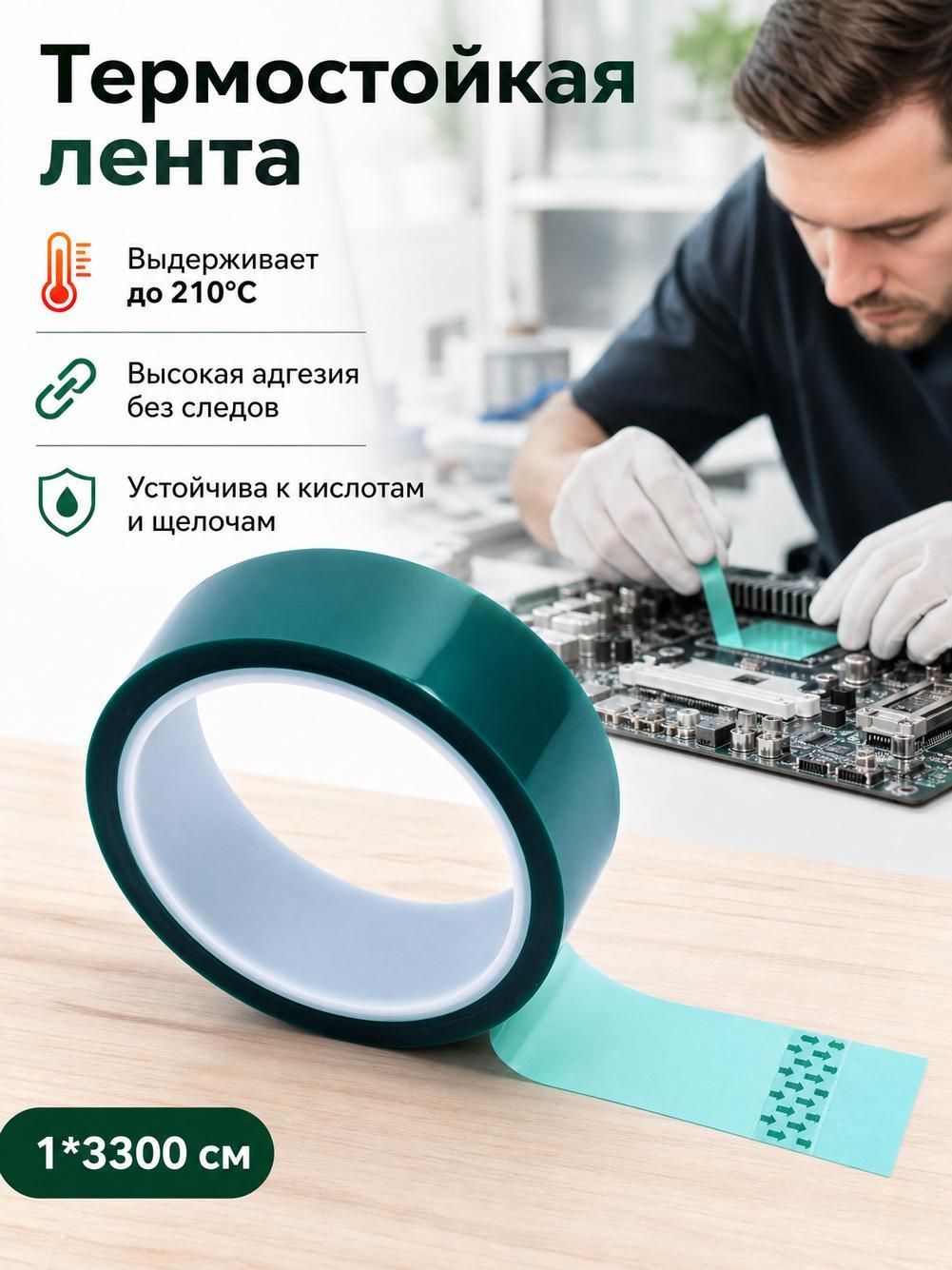 Термоскотч Каптоновый высокотемпературный