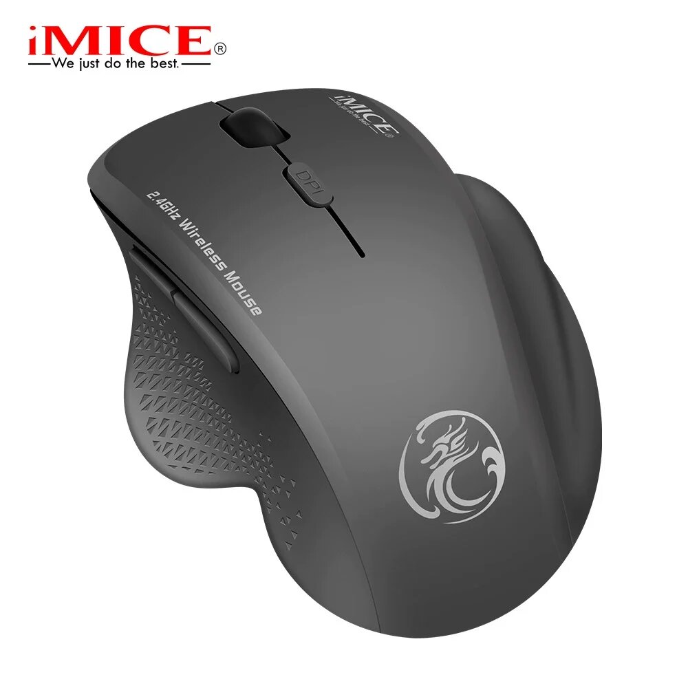 Беспроводная мышь iMICE 2.4GHz Wireless Mouse, Gray