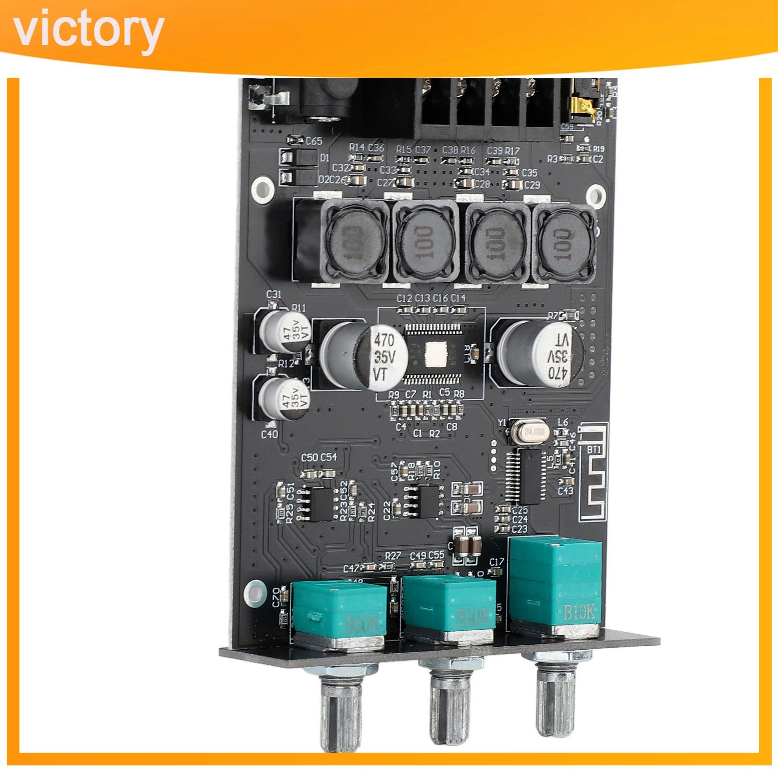 Bluetooth усилитель плата 12V/19V/24V TPA3116D2 аудио усилитель с регулировкой ВЧ и НЧ для домашнего кинотеатра DIY ZK-502T