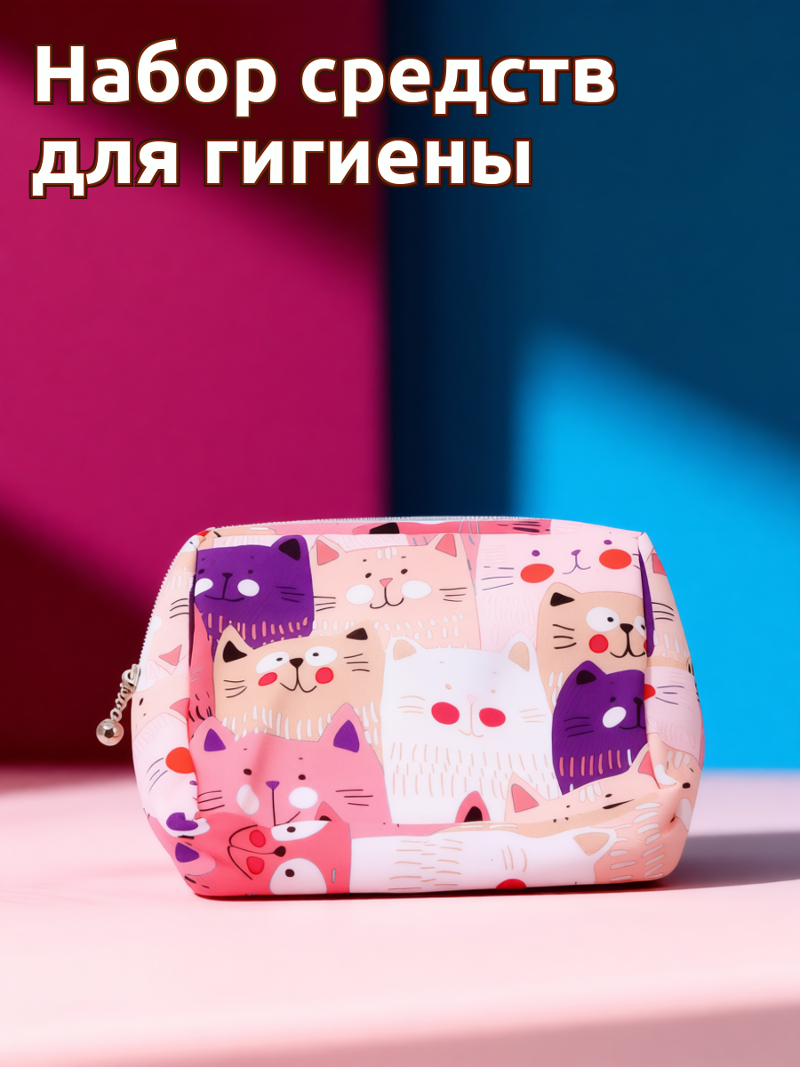 Переносной Чехол Для Прокладок Многофункциональная Сумка Для Девочек Размер 13X13Cm Одно Цветное
