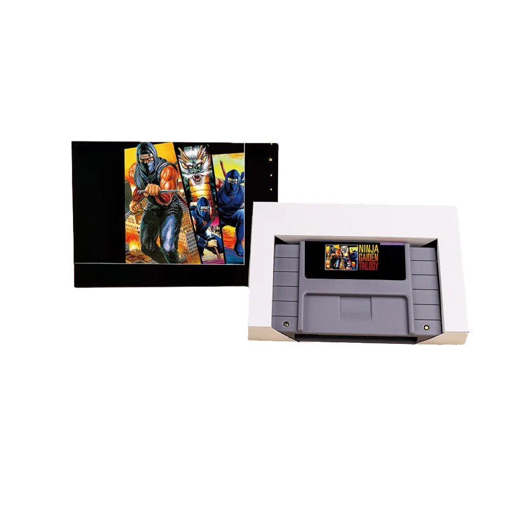 Ninja Gaiden Trilogy для SNES USA game with box
