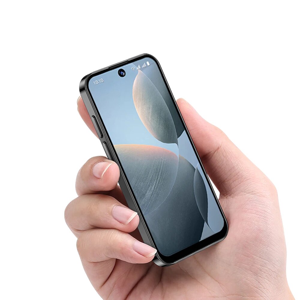 Мини-смартфон SOYES XS19 С 3,88-дюймовым Дисплеем, 2 ГБ ОЗУ, 16 ГБ Памяти, Черный, Черный, Black