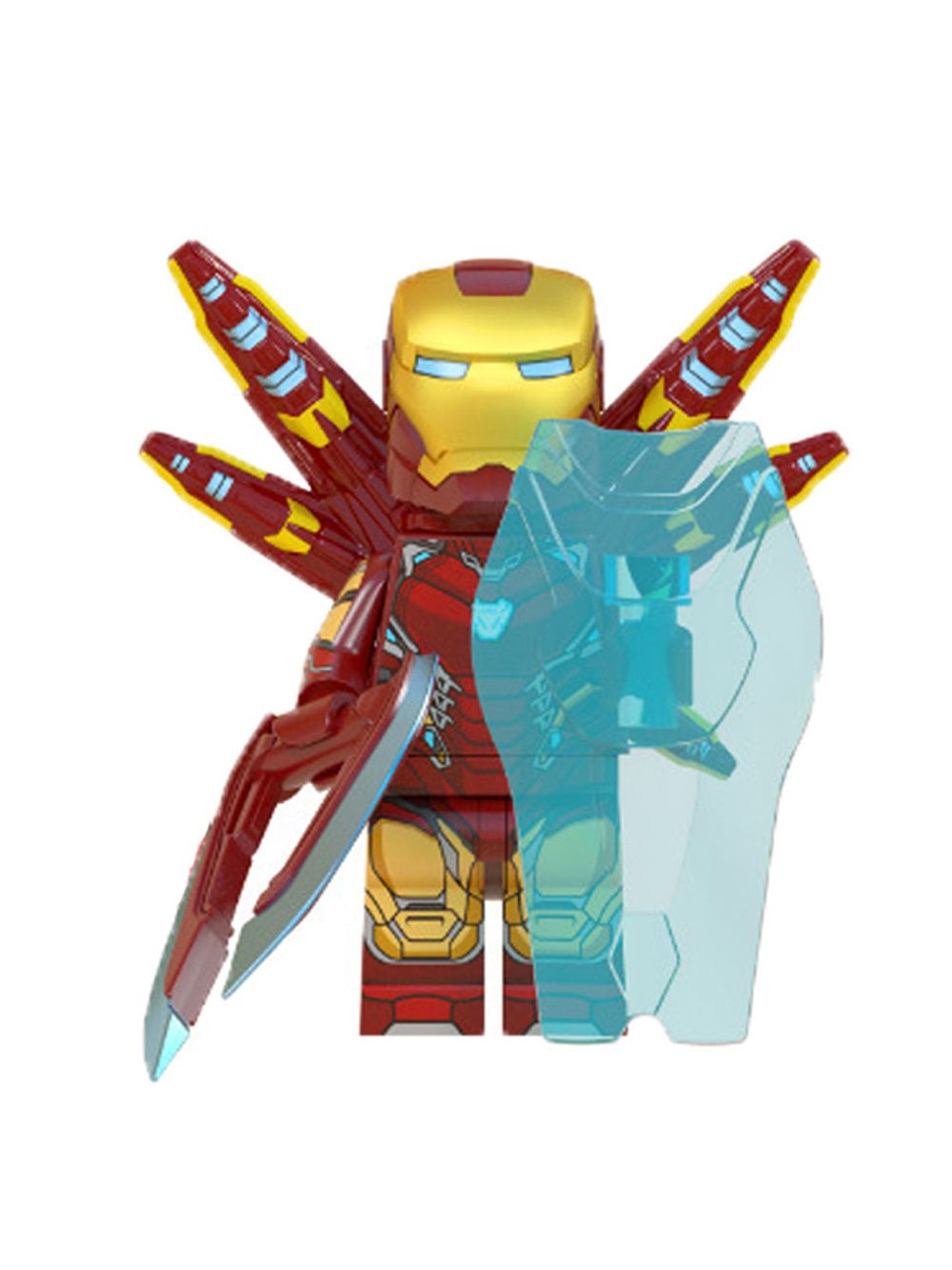 Конструктор для мальчика, железный человек игрушки , детский подарок, Iron Man 7